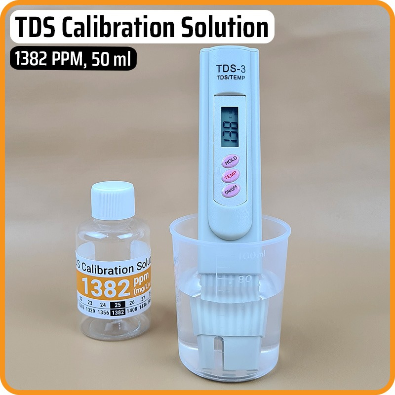 Jual TDS Calibration Solution - Cairan Larutan Kalibrasi TDS Meter 1382 PPM | Shopee Indonesia
