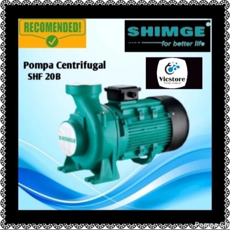 Jual Mesin pompa transfer Shimge shf-20b 4hp 3phase 4" centrifugal pump ...
