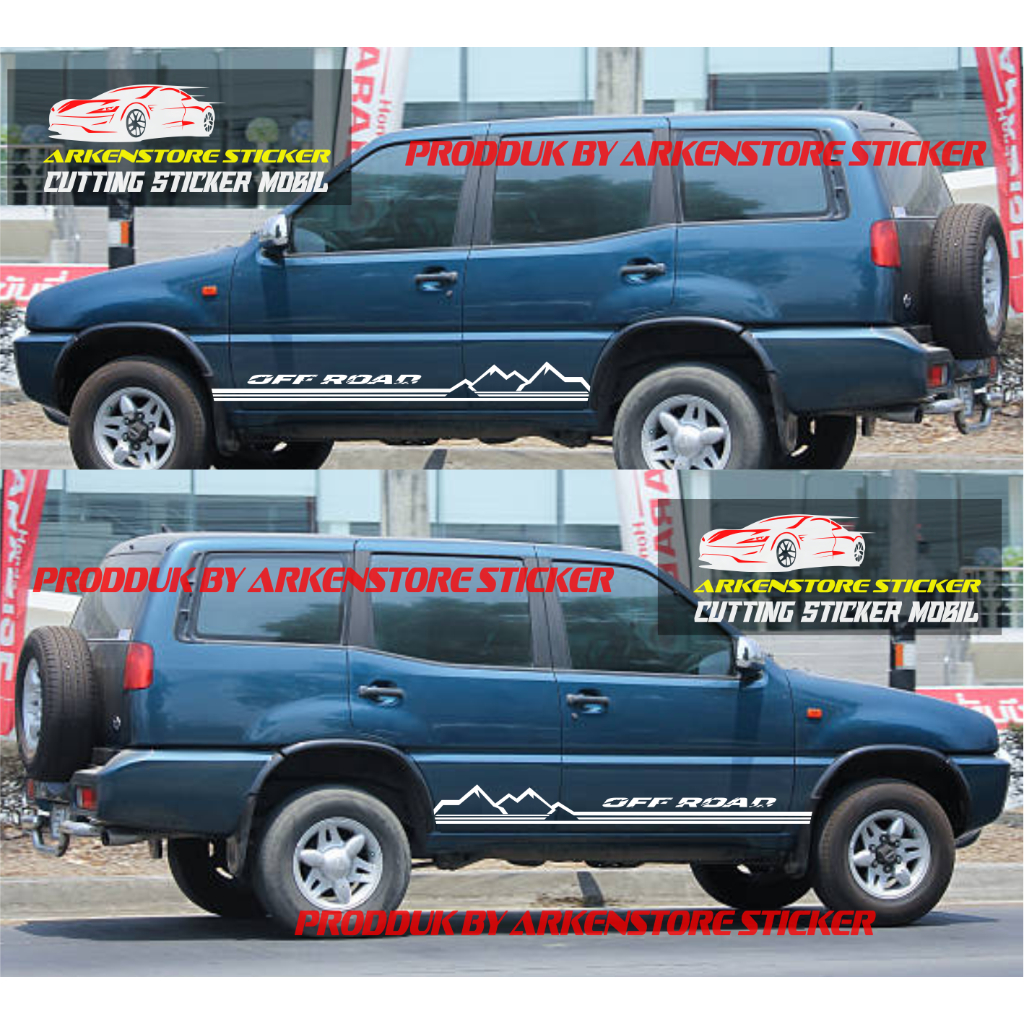 Jual Cutting sticker stiker mobil nissan terrano stickr list samping ...
