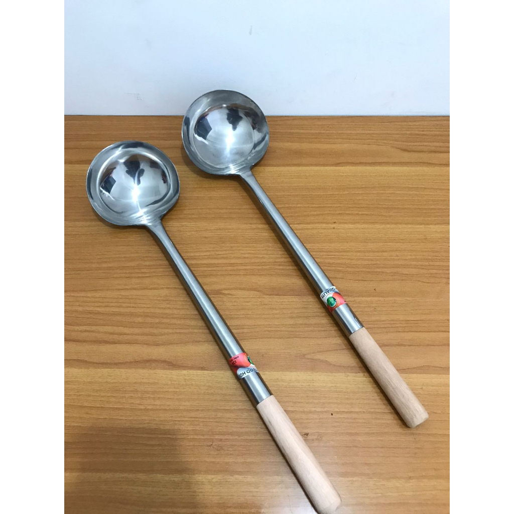 Jual Irus Stainless Jumbo Gagang Kayu PJM172-173/Irus Soto/Irus Bakso ...