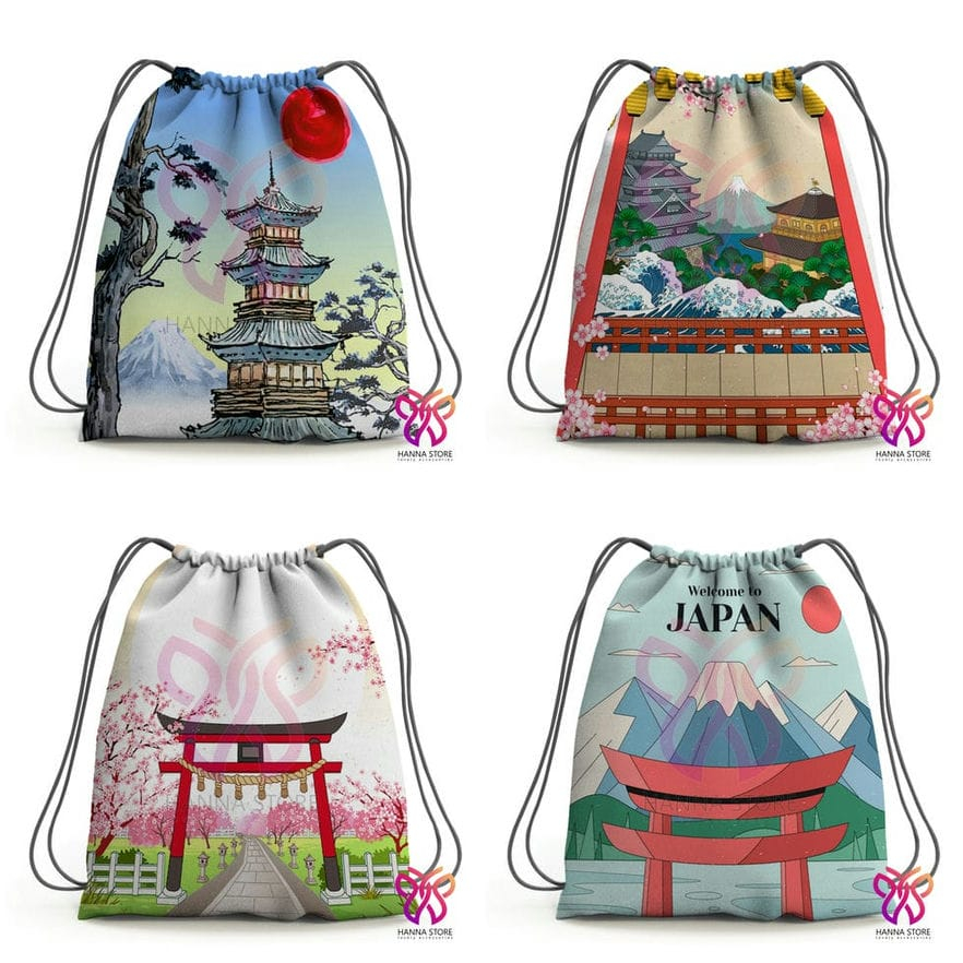Jual Tas Serut Ransel Souvenir Jepang Japan | Shopee Indonesia