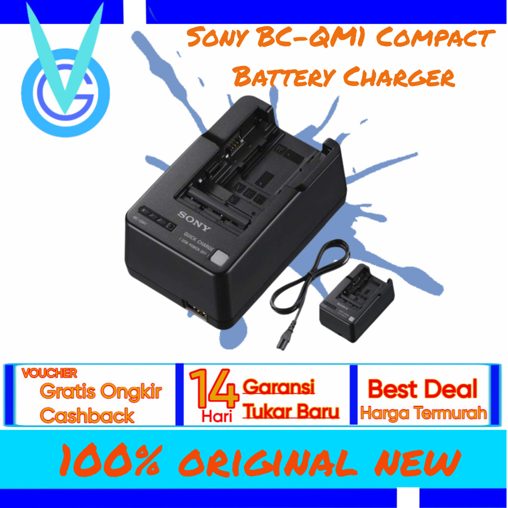 Jual Sony BC-QM1 Compact Battery Charger | Shopee Indonesia