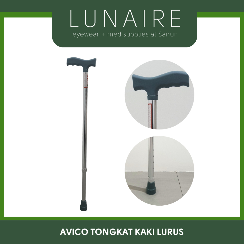 Jual Tongkat Kaki 1 AVICO Tongkat Lurus Aluminium Antikarat Alat Bantu ...