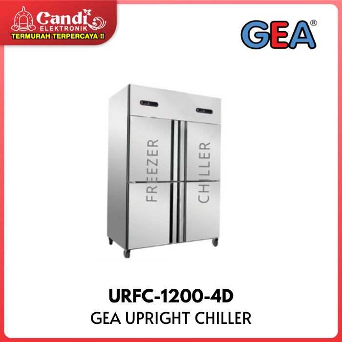 Jual GEA Upright Chiller 550 Liter Freezer 550 Liter URFC-1200-4D ...