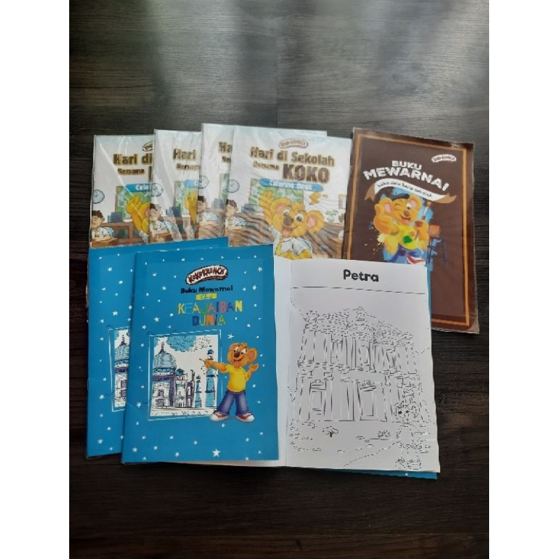 Jual Buku Mewarnai Koko Colouring Book Edisi Keajaiban Dunia Ed ...