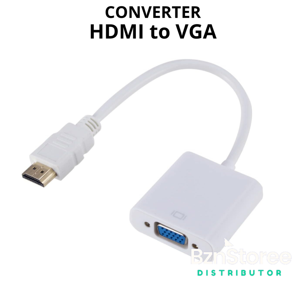 Jual CONVERTER HDMI TO VGA ADAPTER /CONVERTER HDMI TO VGA / KONEKTOR HDMI TO VGA / KABEL HDMI TO ...