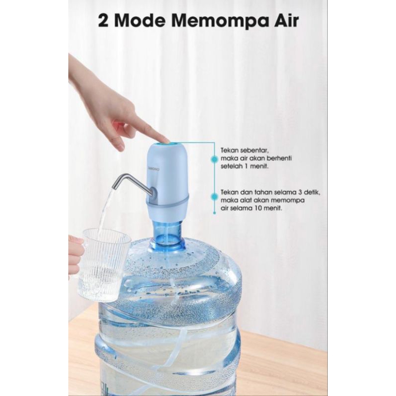 Jual SAMONO Pompa Air Galon Elektrik Listrik Portable Water Electrik ...