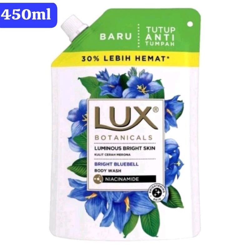 Jual LUX SABUN MANDI BRIGHT BLUEBELL 450ml (BODY WASH) SABUN CAIR LUX | Shopee Indonesia