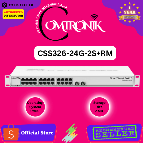 Jual Mikrotik CSS326-24G-2S+RM | Shopee Indonesia