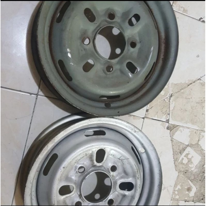 Jual velg tossa viar gerobak roda 3 lubang 4 ring 12 pcd 4x114 | Shopee ...