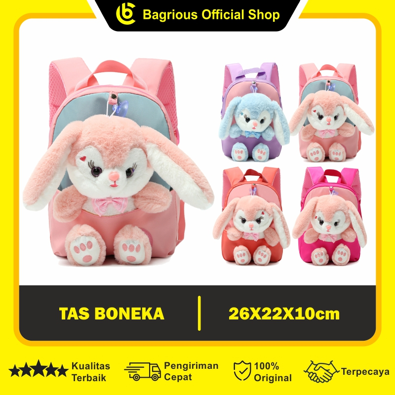 Jual Tas Boneka Anak Perempuan Lucu Tas Ransel Korean Style Anak ...
