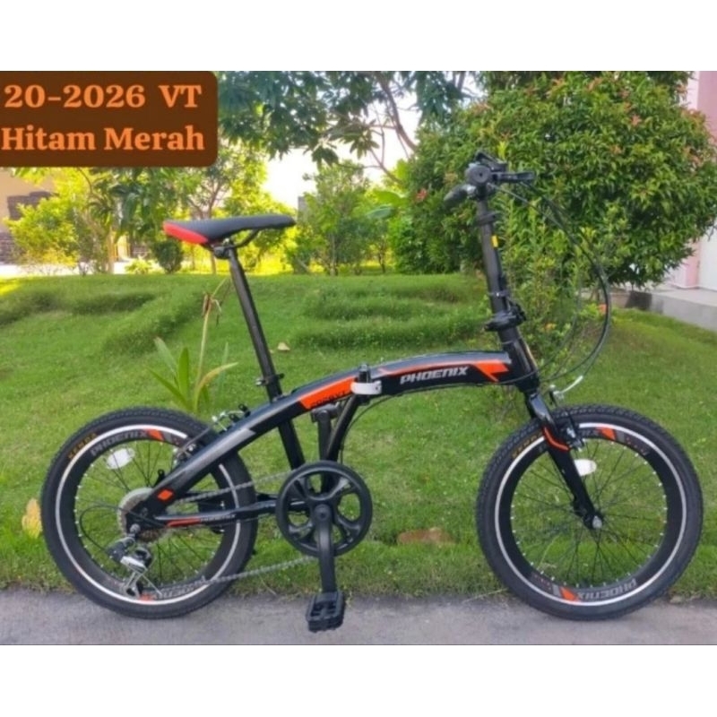 Jual SEPEDA LIPAT PHOENIX 20 INCH 2026 VELG TINGGI | Shopee Indonesia