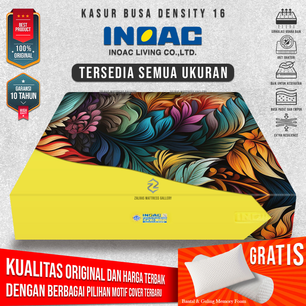 Jual Kasur Busa INOAC EPV Density 16 Garansi 10 Tahun | Shopee Indonesia