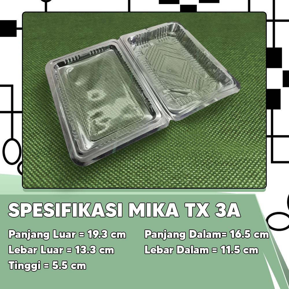 Jual Mika Kue Plastik 2A 4A 7C 7L Mika Plastik Bening | Shopee Indonesia