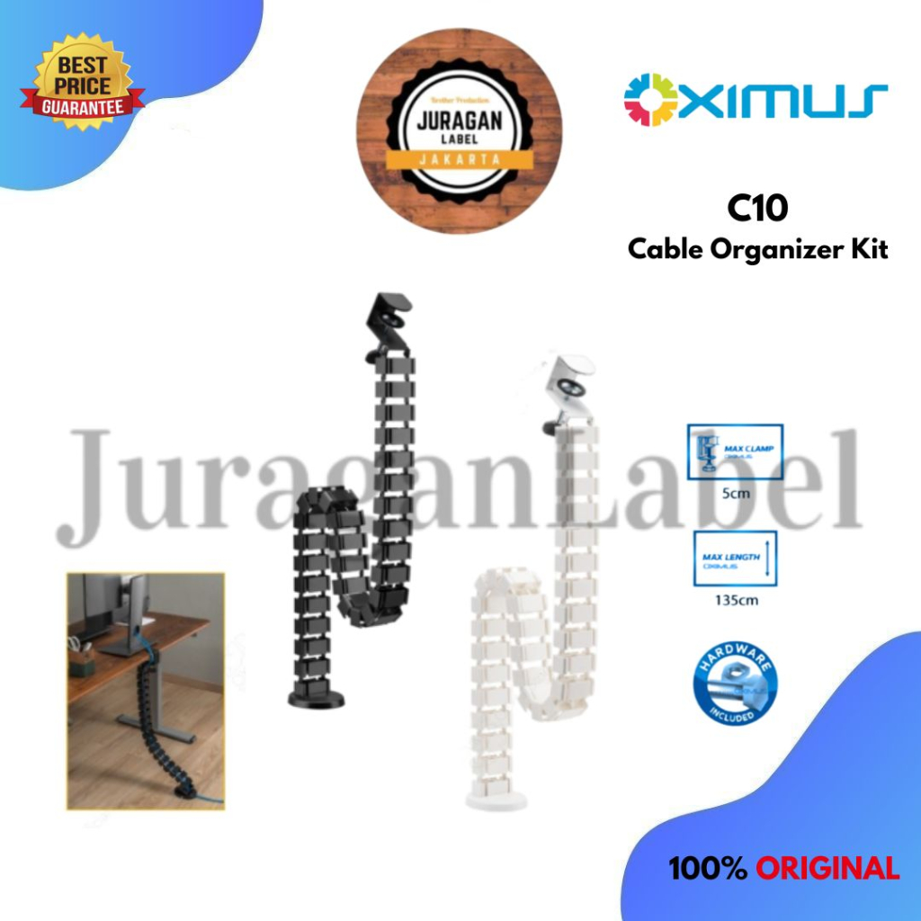 Jual Oximus C10 Organizer Kabel Protektor Modular Cable Management ...
