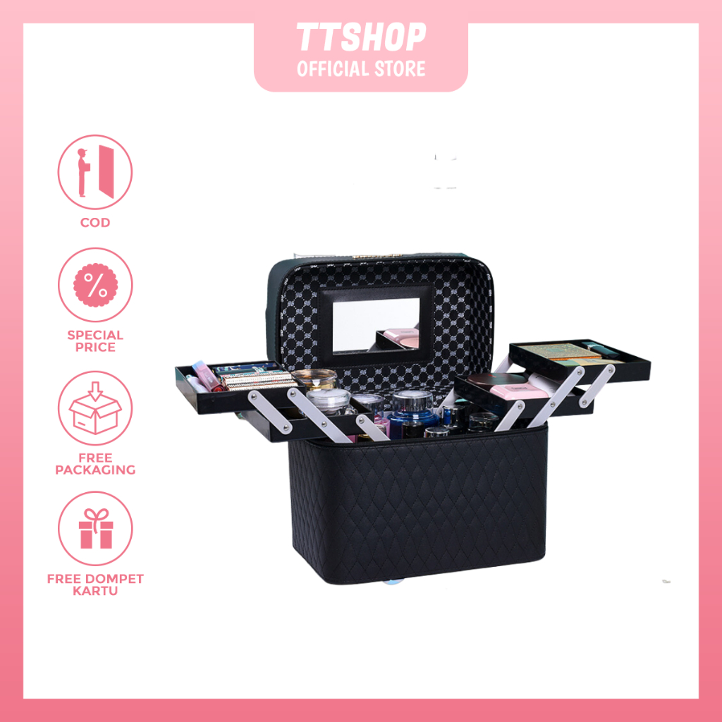 Jual TTSHOP /Beauty Case / Tas Kosmetik / Koper Makeup Waterproof Jumbo ...