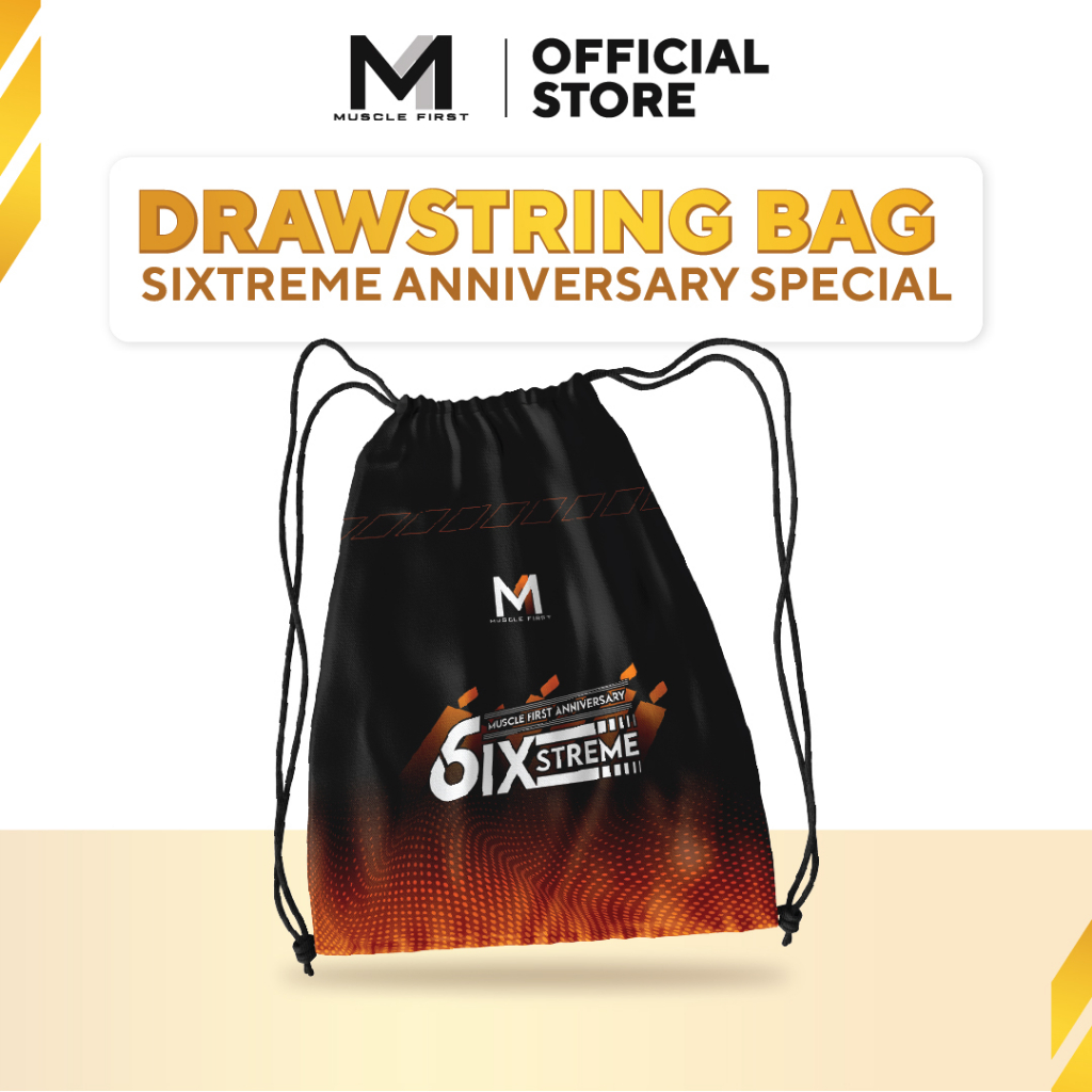 Jual MUSCLE FIRST Drawstring Bag | Shopee Indonesia
