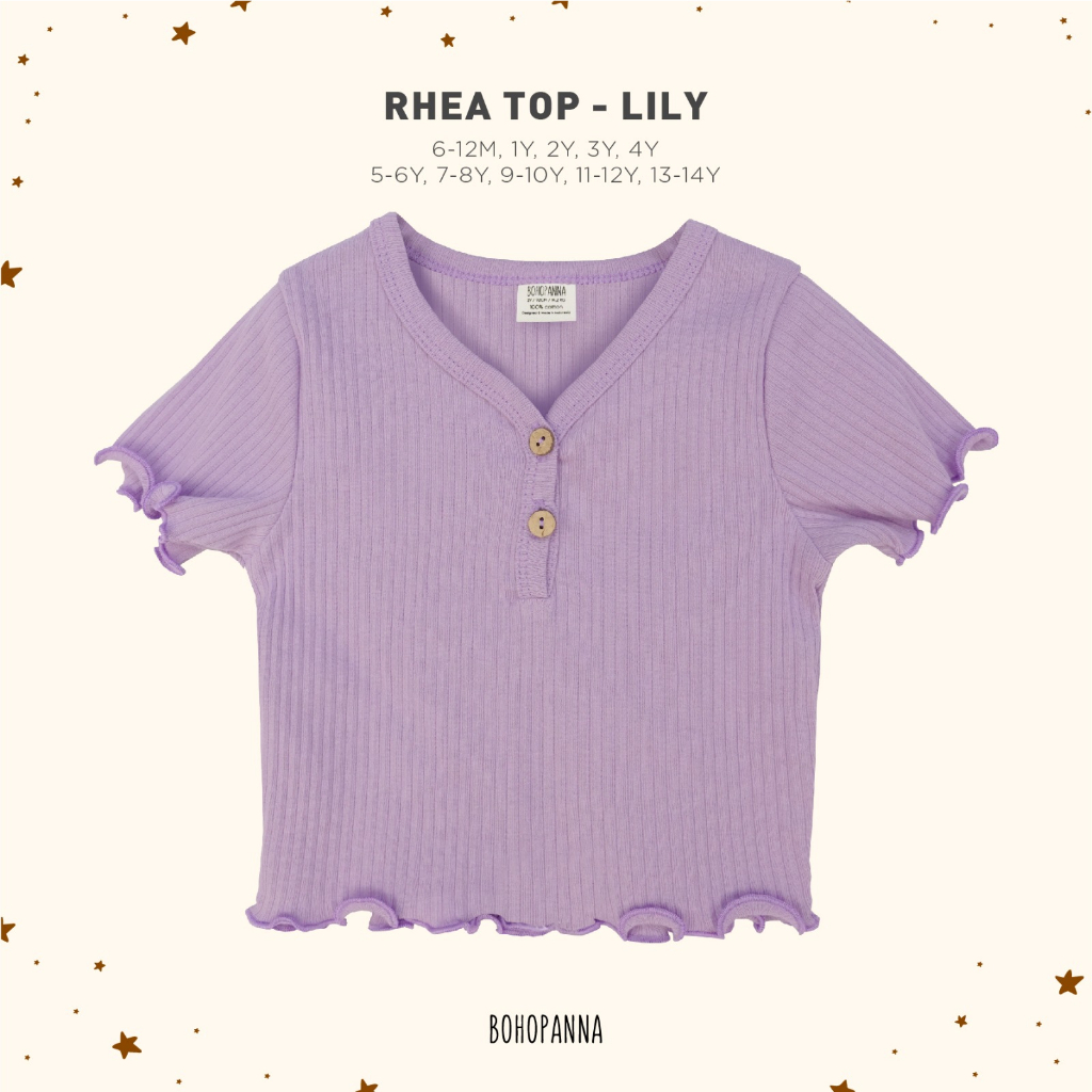 Jual BOHOPANNA RHEA TOP 6M - 4 TH BOHOPANNA CURLY CROP TOP / KAOS ANAK ...