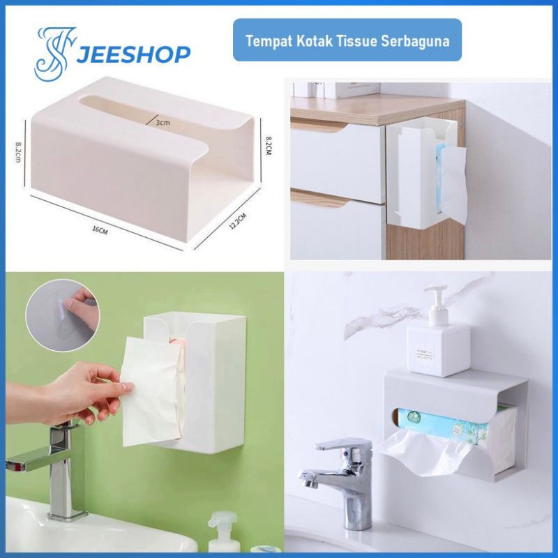 Jual Kotak Tempat Tissue Tempel Dinding Dapur Toilet Serbaguna Tissue ...