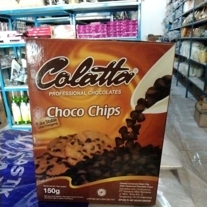 Jual CHOCO CHIPS COLATTA 150gr | Shopee Indonesia