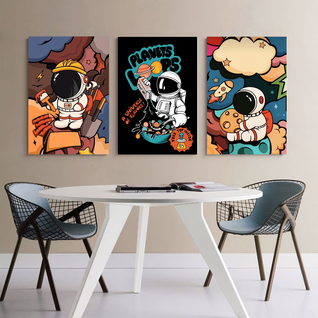 Jual Hiasan dinding aesthetic astronot space minimalis walldecor ...