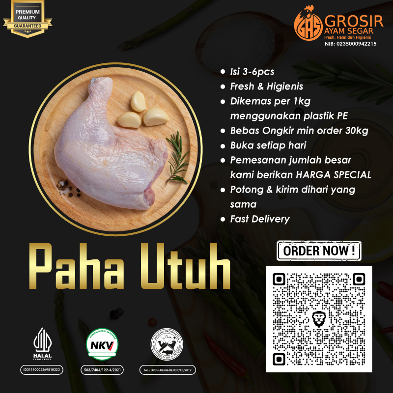 Jual Paha Ayam Utuh / Paha Pistol 1kg | Shopee Indonesia