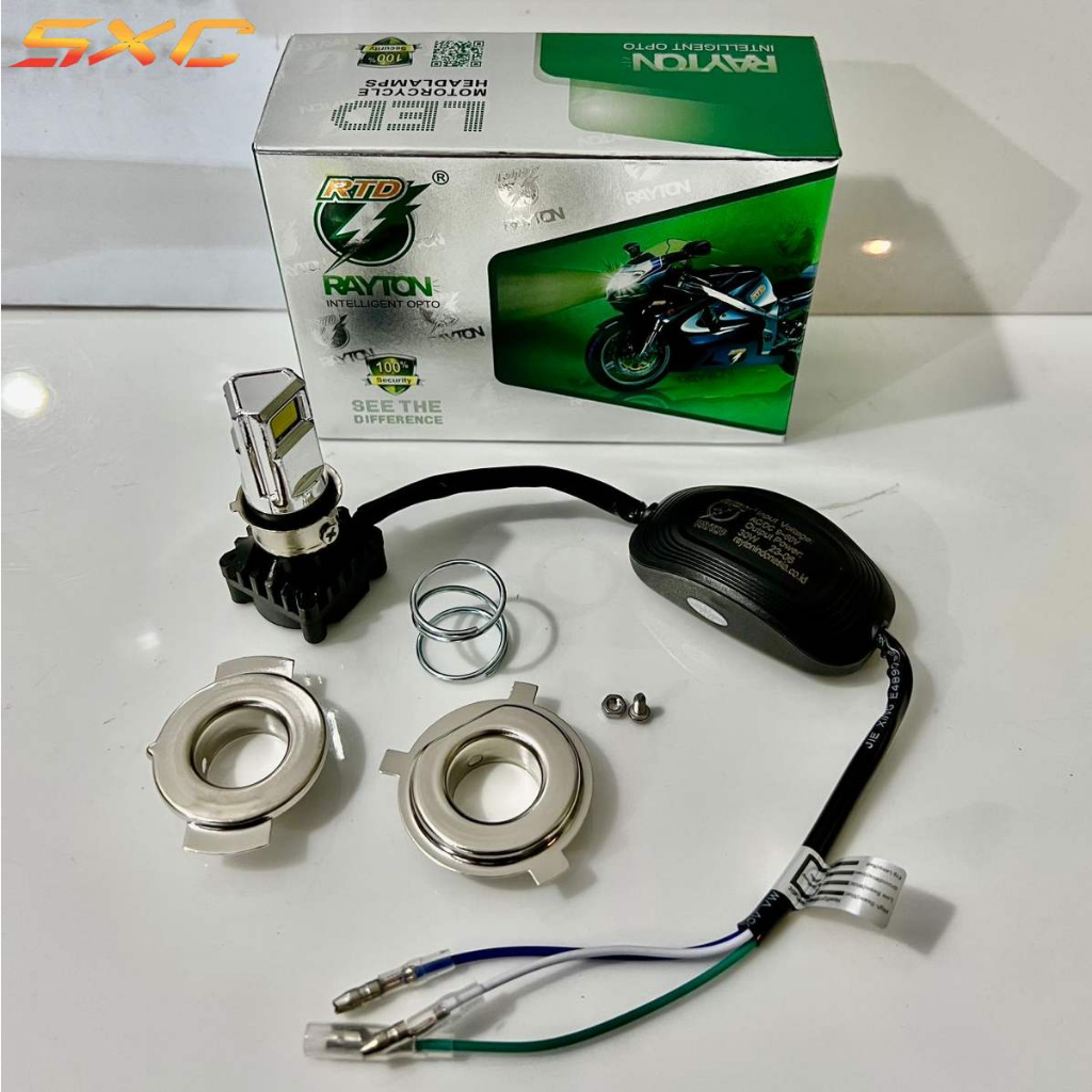 Jual LAMPU LED 6 SISI MERK RTD ORIGINAL | LAMPU LED MOTOR H6 H4 AC DC ...