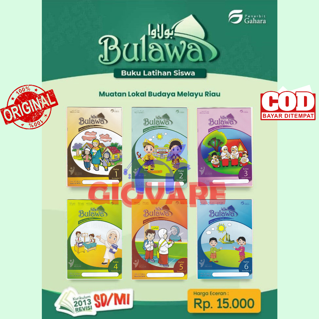 Jual BUKU LKS BMR KELAS 1 2 3 4 5 6 BULAWA GAHARA | LKS BUDAYA MELAYU ...