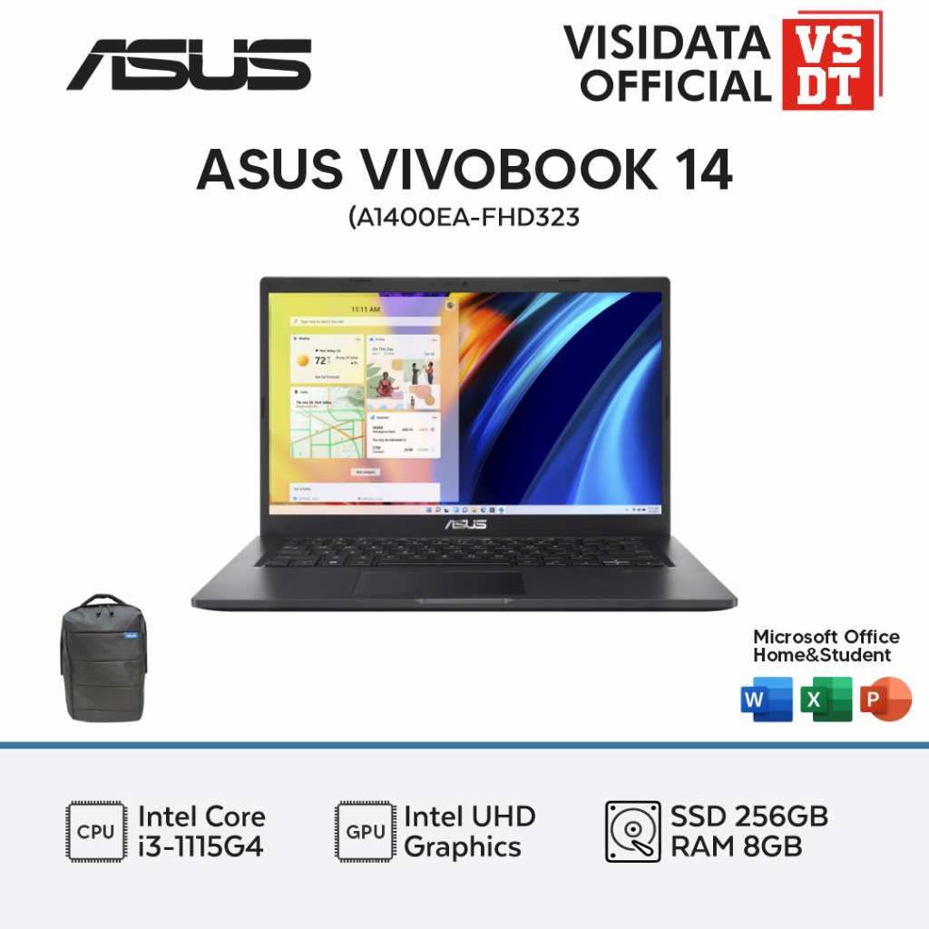 Jual ASUS VivoBook 14 A1400EA-FHD 323 Intel i3-1115G4 8GB 256GB 14"FHD ...