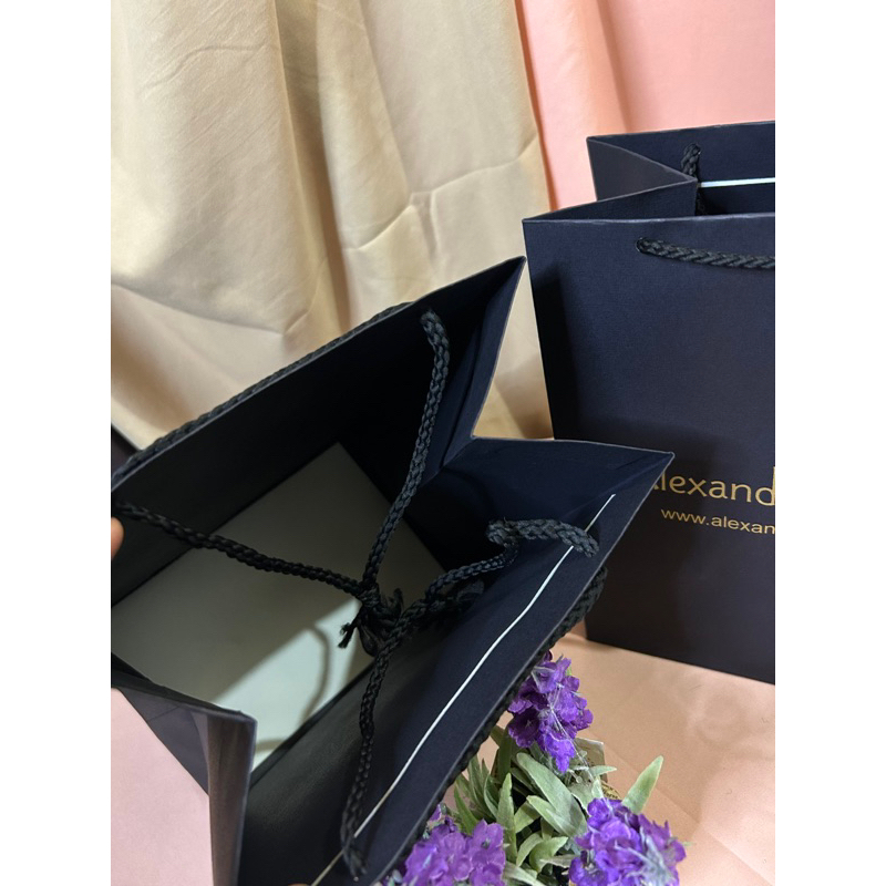 Jual Paper bag Alexandre Christie Hitam Paper Bag Kotak Jam Tangan ...