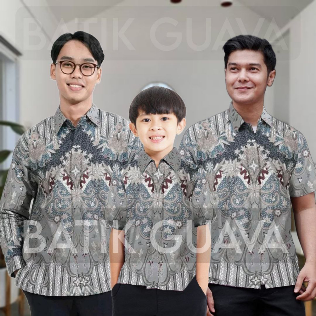 Jual BATIK GUAVA - TERBARU Couple Sweet Batik Couple Ayah dan Anak Laki ...