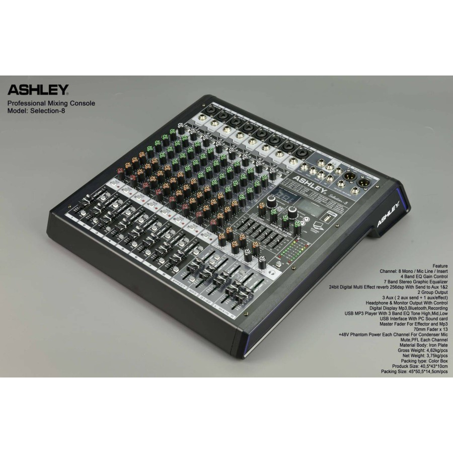 Jual Mixer Ashley New Selection 8 channel USB Audio Interface PC ...