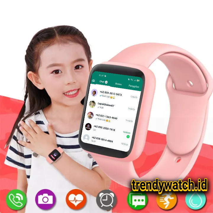 Jual Jam Tangan Pintar Android Digital Smartwatch Anak Pria Wanita ...