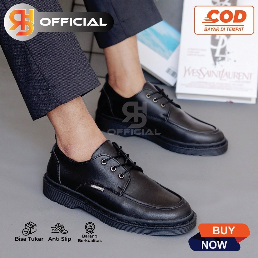 Jual SIMIC - Sepatu Docmart Pria Sepatu Casual Formal Pantofel Tali ...