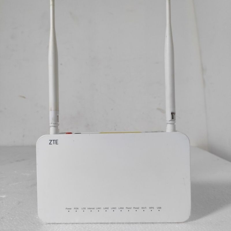 Jual ZTE gpon ont zxhn f609 V3 port biru + adabtor | Shopee Indonesia