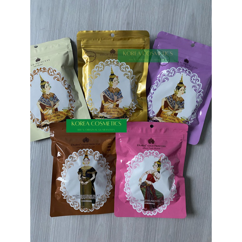 Jual GOLD PRINCESS ROYAL DETOXIFICATION FOOT PATCH ORIGINAL THAILAND ...