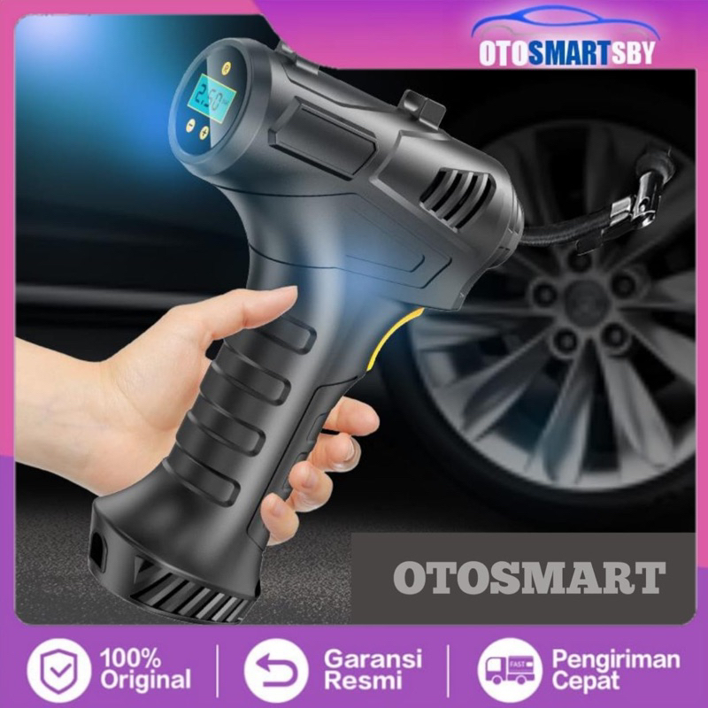 Jual Pompa Ban Mobil Truk Motor Elektrik Cek Tekanan Angin Digital ...