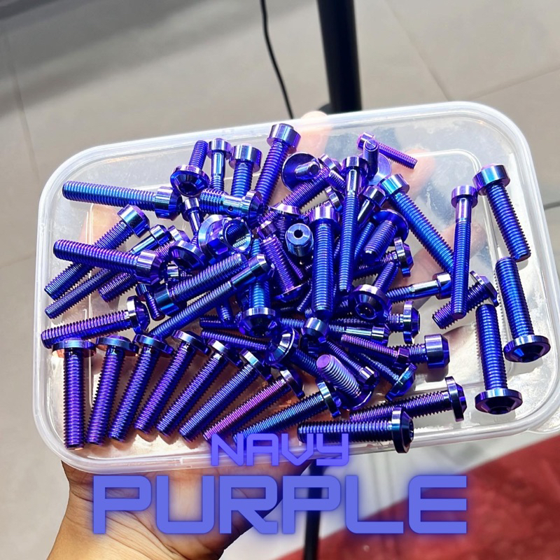 Jual BAUT TITANIUM untuk master rem RCB S1 Fullset (baut saja) | Shopee ...