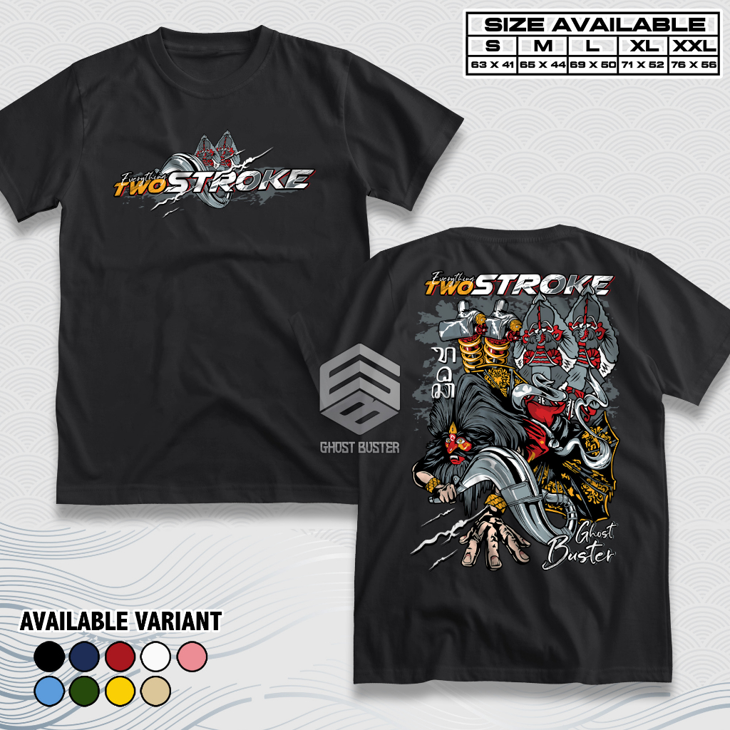 Jual Kaos Racing 2 Stroke x Bujang Ganong Culture Indonesia Series Baju ...