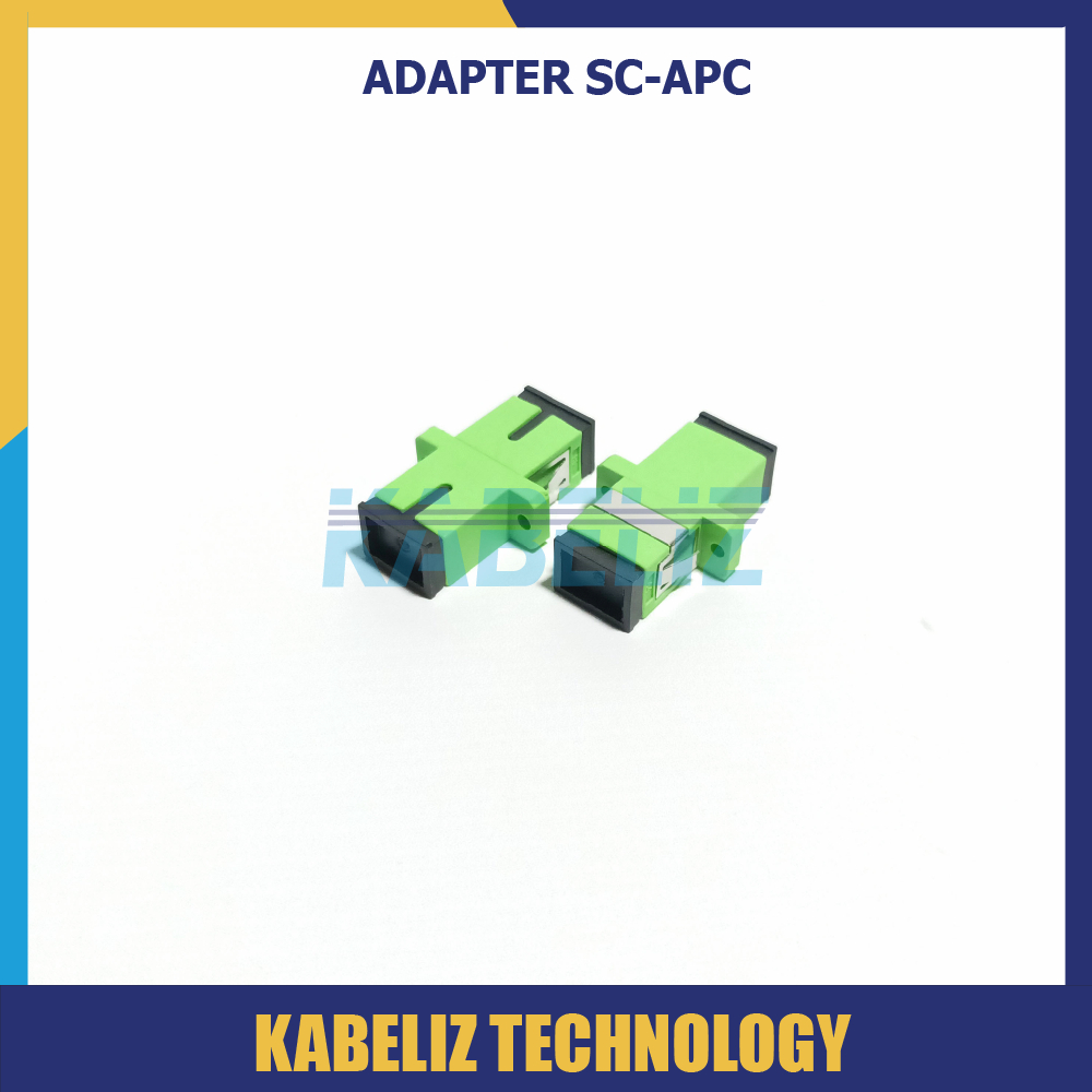 Jual adapter sc apc optic konektor fiber optik odp ftth internet rt rw ...