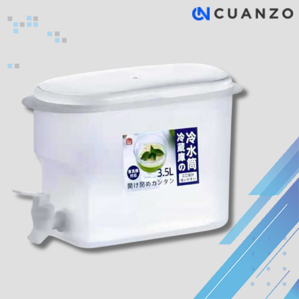 Jual Teko Wadah Minuman Kettle Jar Water Jug Fridge With Faucet 3.5L ...