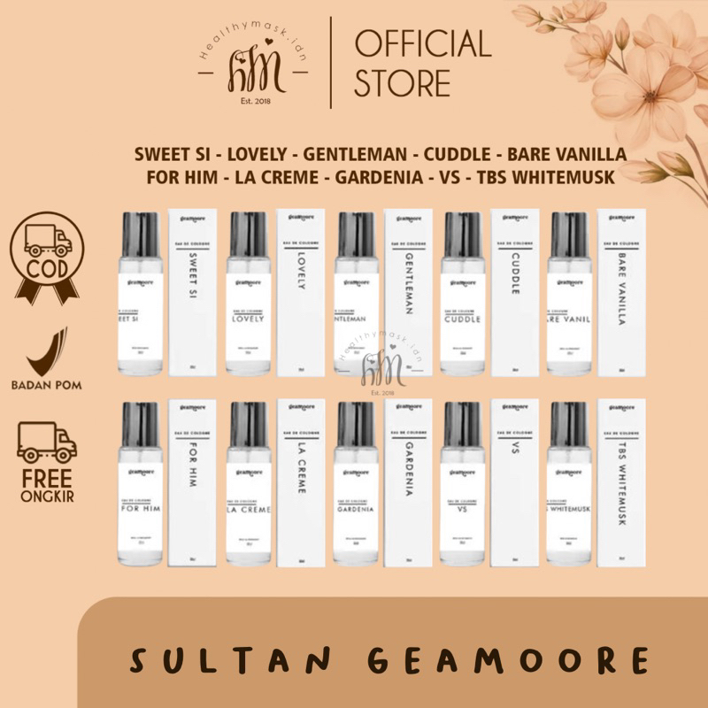 Jual (LANGSUNG KIRIM) PARFUME SULTAN GEAMOORE | BPOM & HALAL | PARFUME ...