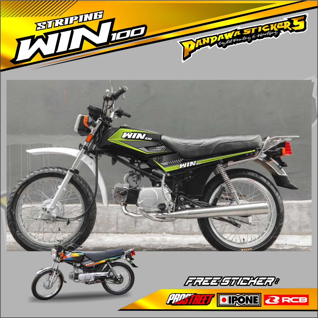 Jual STRIPING VARIASI HONDA WIN 100 / STICKER LIST VARIASI MOTOR HONDA ...