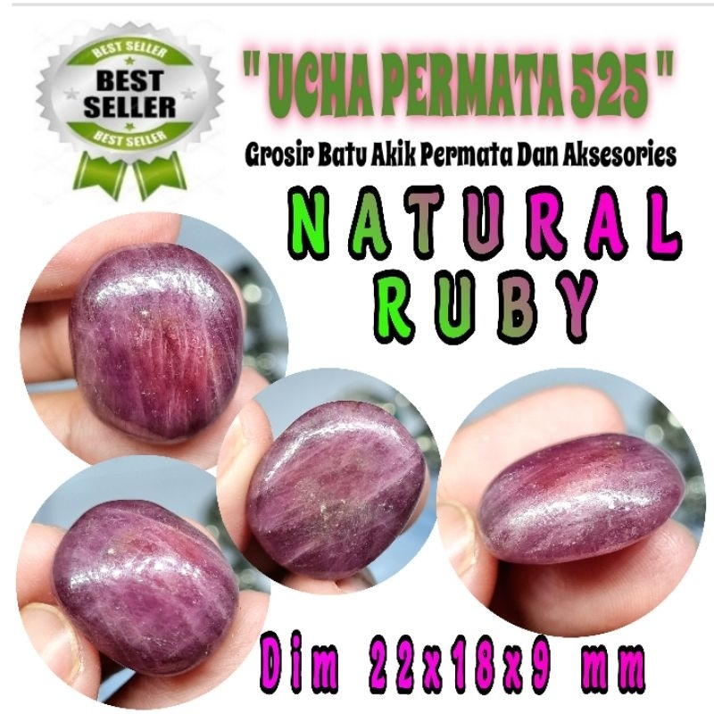 Jual Natural batu permata ruby mada daging star jumbo | Shopee Indonesia
