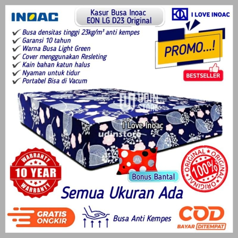 Jual Kasur Busa INOAC Original EON LG D23 Tebal 5cm,10cm,15cm,20cm,25cm, & 30cm. Garansi 10 ...
