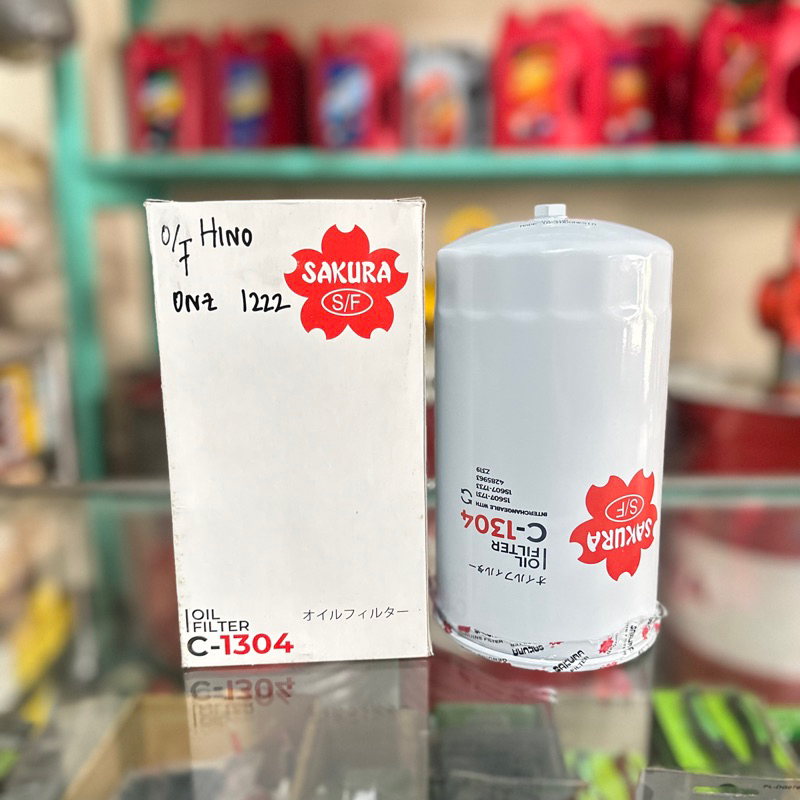 Jual Oil Filter Sakura C-1304 / Filter Oli Hino Lohan Ranger | Shopee ...