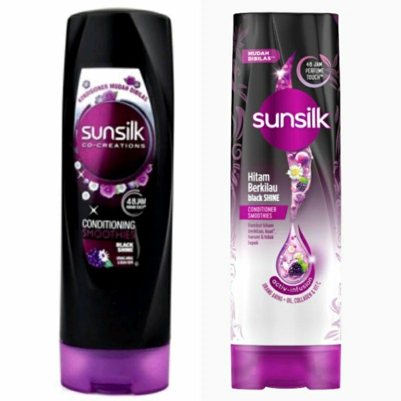 Jual Sunsilk Conditioning Black And Shine 170ml | Shopee Indonesia