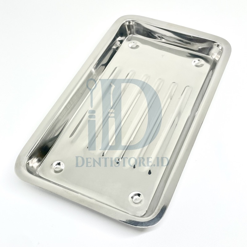 Jual Dental Tray Sekat Stainless Steel Tray Alat Gigi Nierbeken Alas ...