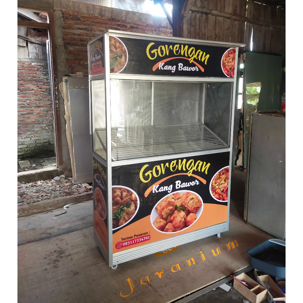 Jual Gerobak gorengan aluminium / grobak gorengan aluminium | Shopee ...