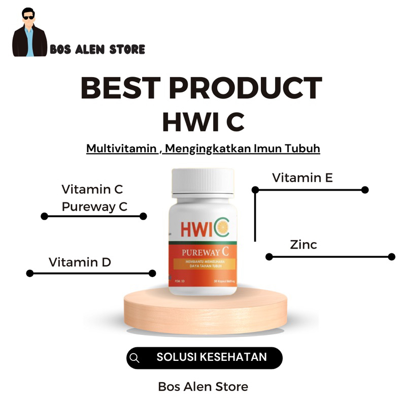 Jual HWI C - Multivitamin - Vit c Vit D Vit E Zinc | Shopee Indonesia